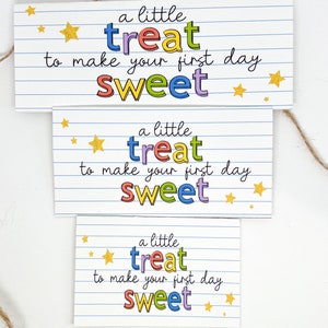 Printable Back to School Cookie Topper Set - a Little Treat to Make ...