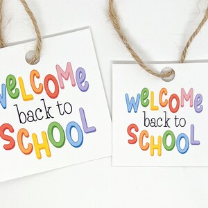 Printable Back to School Gift Tag - 2"-2.5" - Back to School Favor Tags ...