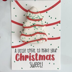 Printable Christmas Cookie Card - a Little Treat to Make Your Christmas ...