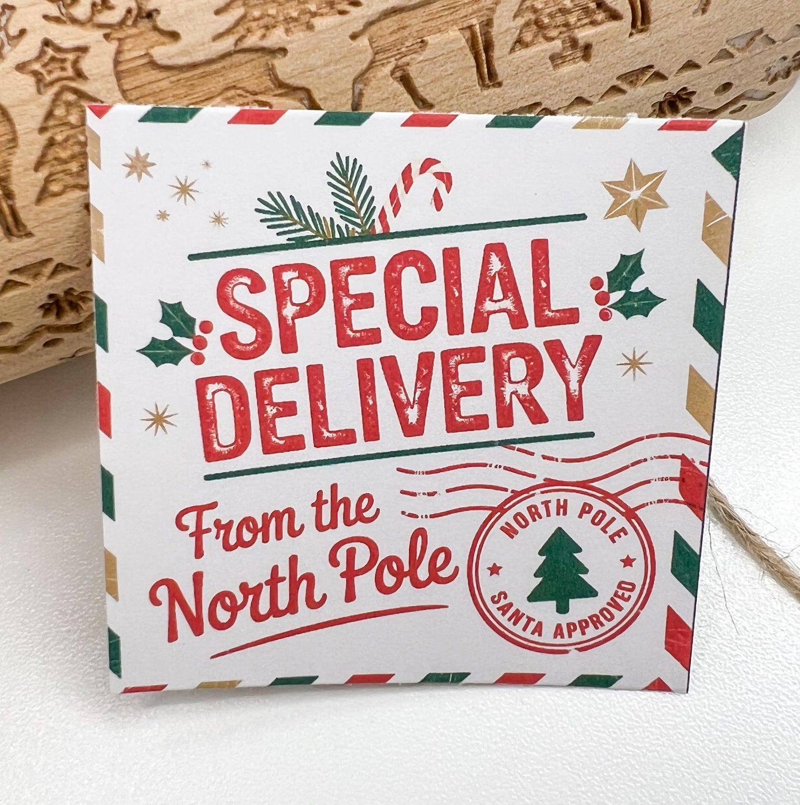 Printable Christmas Tag - Special Delivery From the North Pole - North ...