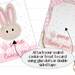 Printable Easter Cookie Card Some Bunny Loves You 3.5x5 Easter Bunny ...