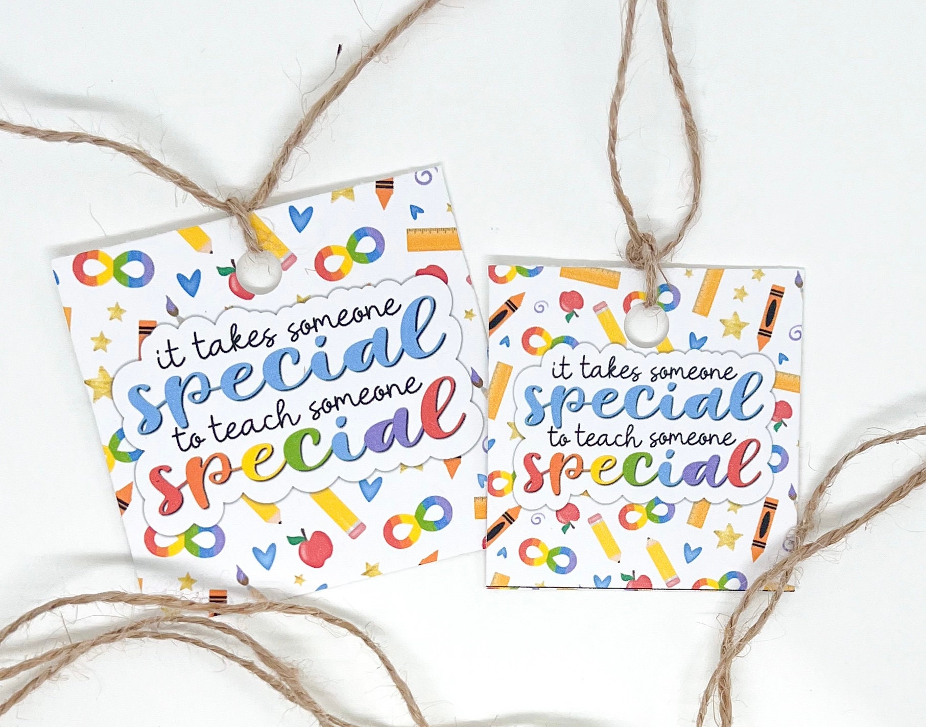 Printable Teacher Appreciation Gift Tag Someone Special to Teach ...