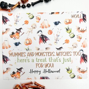 Printable Halloween Cookie Toppers - Halloween Favors - Halloween Bag ...