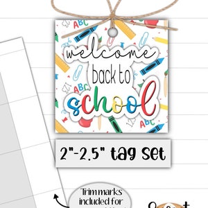 Printable Welcome Back to School Greeting Card - 5x7"- Blank Welcome ...
