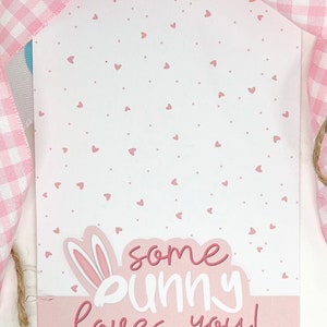 Printable Easter Cookie Card - Some Bunny Loves You - 3.5x5" Easter ...