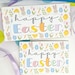 Printable Easter Cookie Topper Set Happy Easter Carrots, Bunny, Chick ...