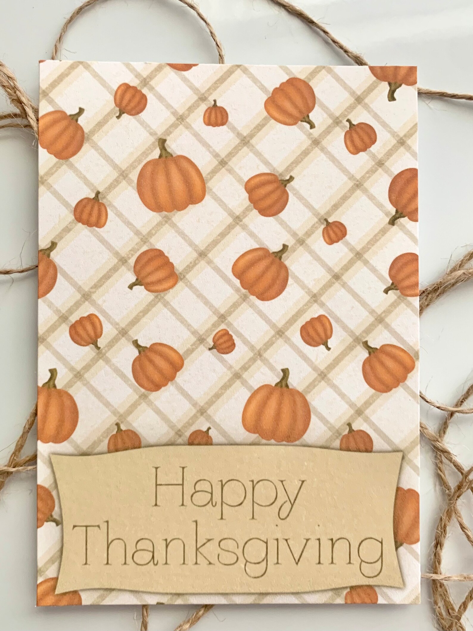 Printable Thanksgiving Cookie Card Happy Thanksgiving - Etsy
