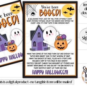 Printable You've Been Booed Game - You've Been Booed Halloween Game ...