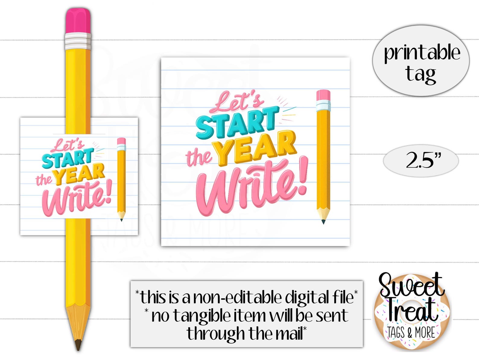 Printable Back to School Pencil Tag - Printable Student Gift Tags ...