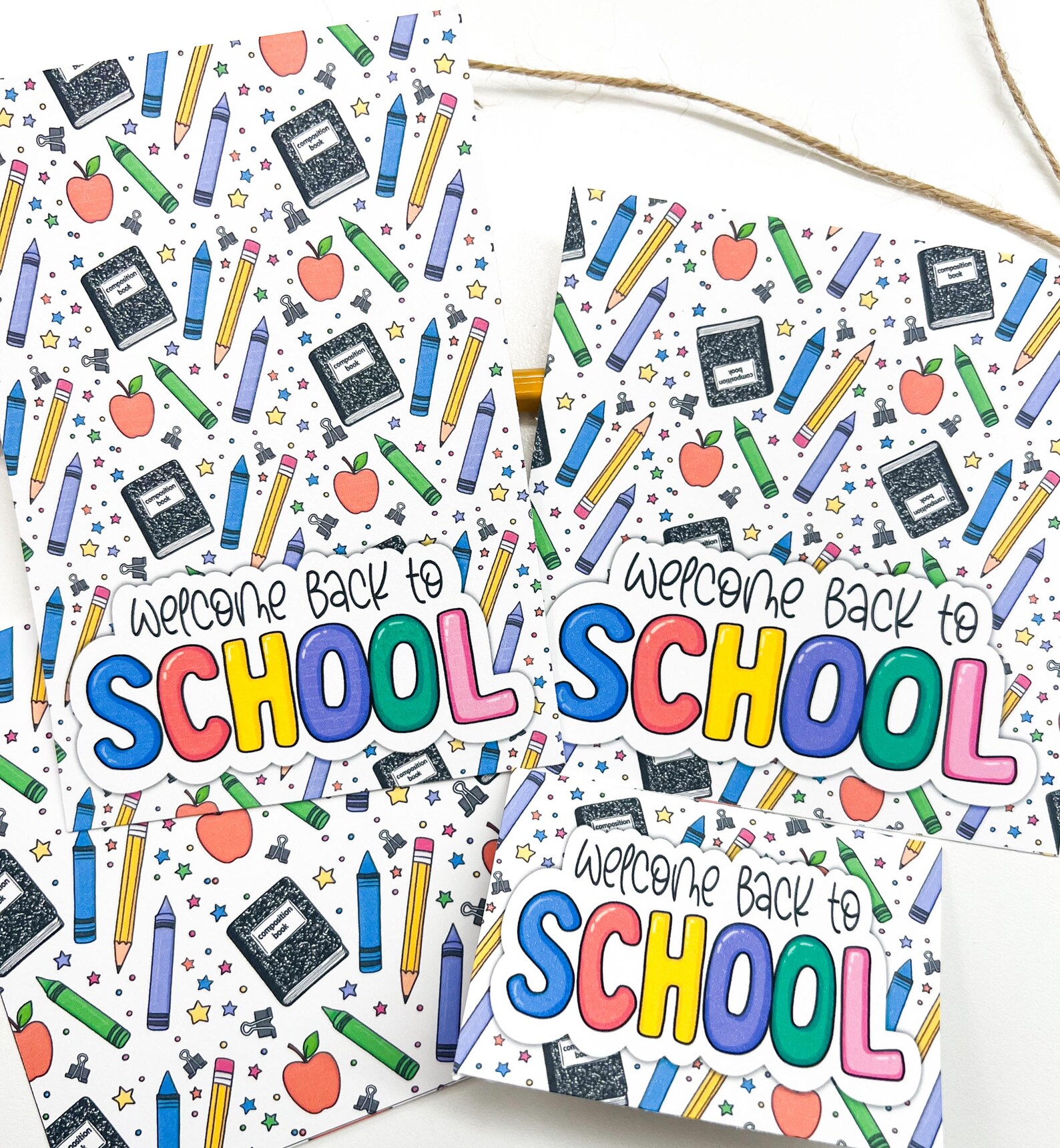 Printable School Cookie Topper - School Treat Topper - Treat Bag ...