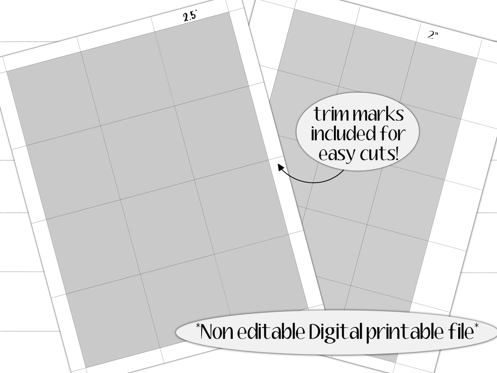 Printable Graduation Gift Tag Set Congrats Grad Gift Tag 2 2.5 ...