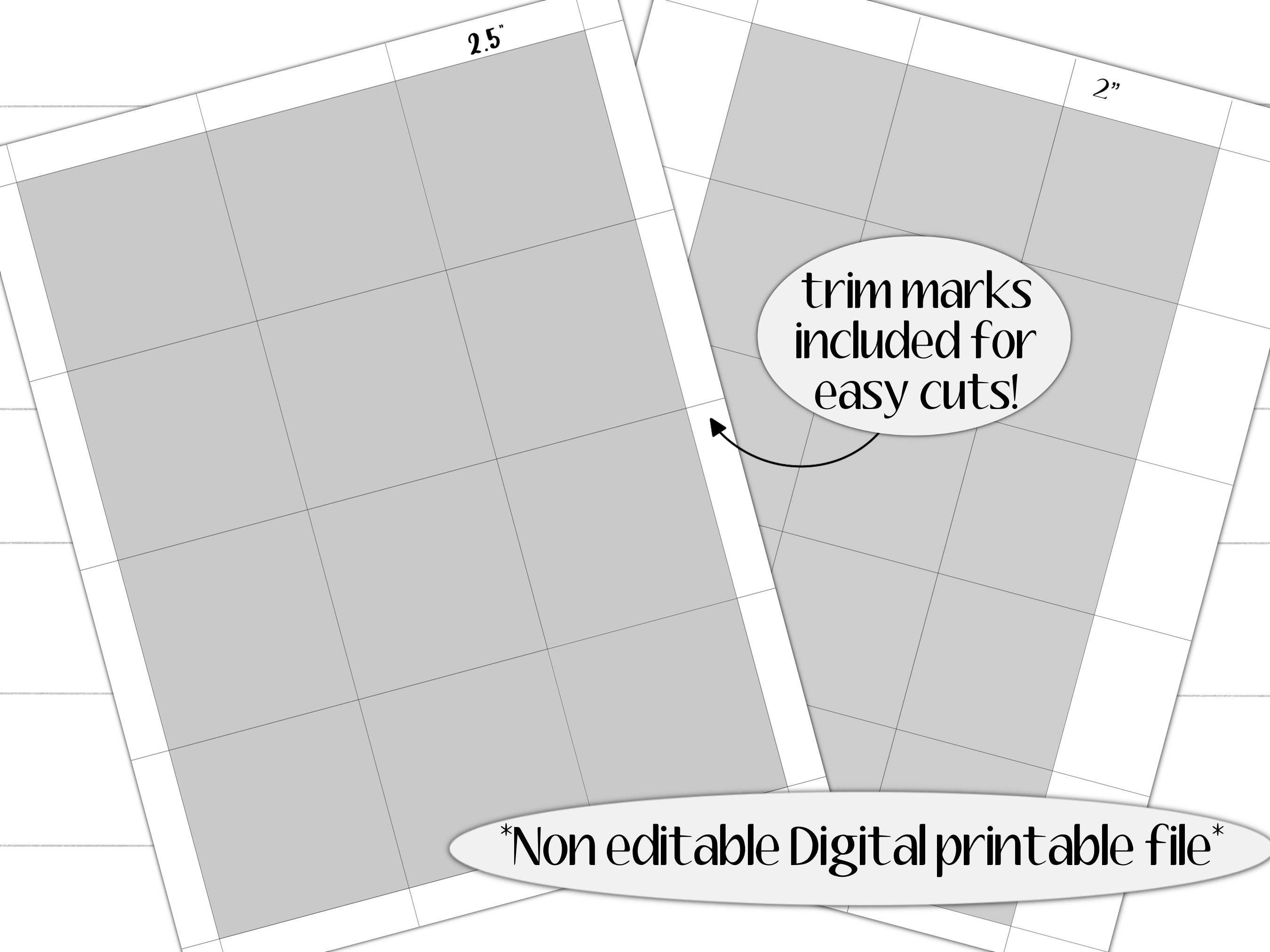 Printable Graduation Gift Tag Set Congrats Grad Gift Tag 2 2.5 ...