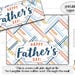 Printable Father's Day Gift Tag - Donut Know - 2"- 2.5" Fathers Day Tag ...