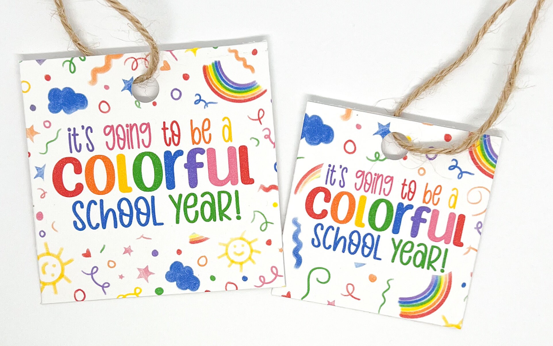 Printable Back to School Tag Back to School Cookie Tag Back to School ...