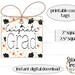 Printable Graduation Gift Tag Set Congrats Grad Gift Tag 2 2.5 ...