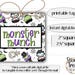 Build Your Own Monster Gift Tag, Printable Halloween Party Favor Tag ...
