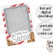 Printable Christmas Cookie Card - a Cookie From Santa - 3.5x5 ...