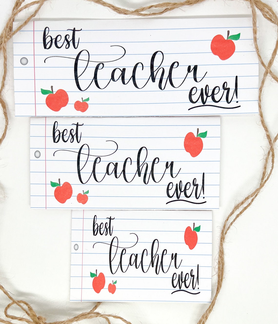 Printable Teacher Appreciation Cookie Topper Set Best Teacher Ever ...