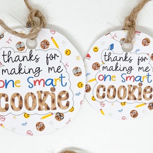 Printable Teacher Appreciation Cookie Tag Set - Round Cookie Tags 2 ...