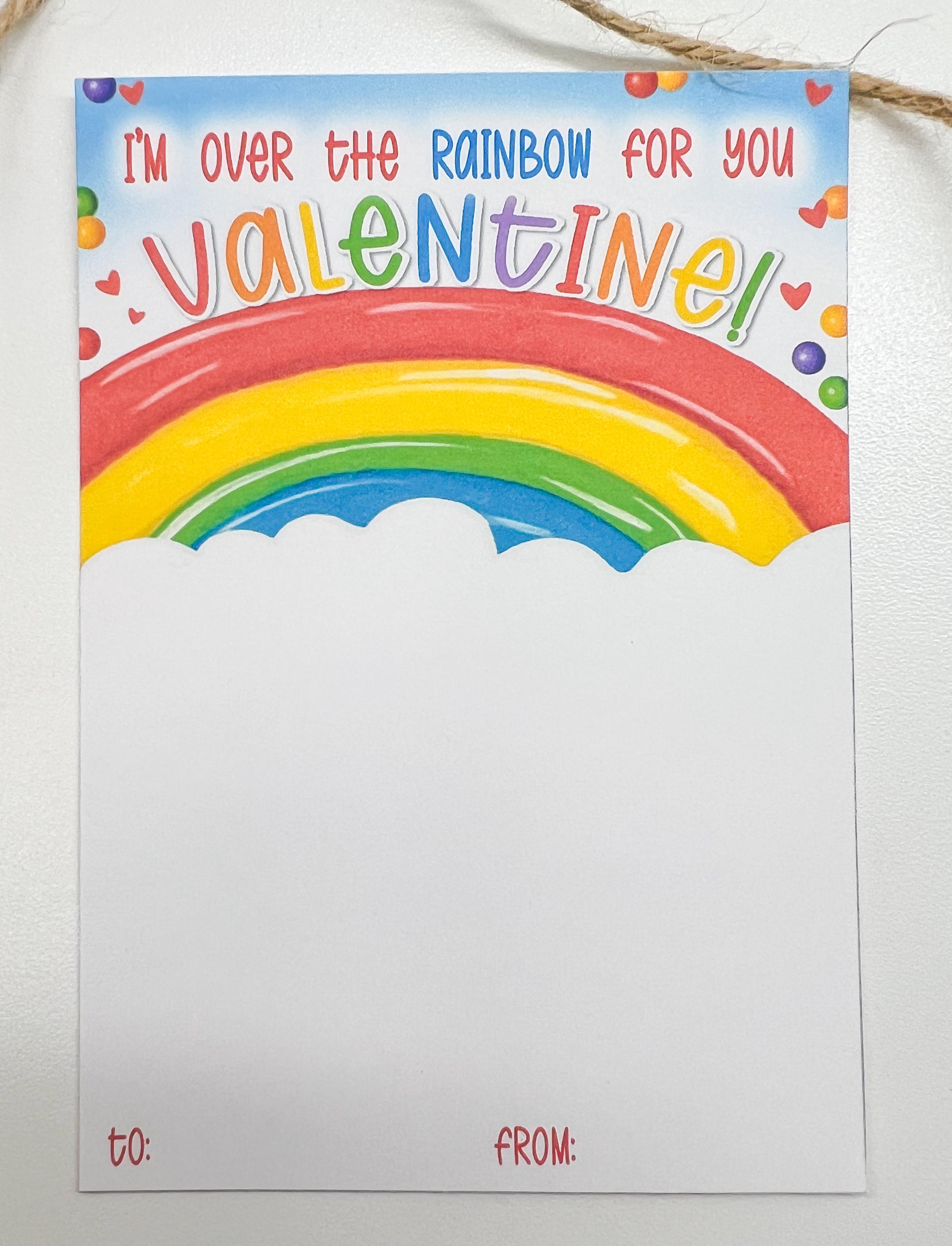 Printable Valentines Day Cookie Card - Valentines Day Candy Gram ...