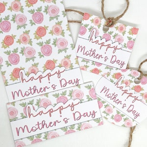 Printable Mother's Day Gift Tag - Happy Mother's Day Round Gift Tag 2 ...