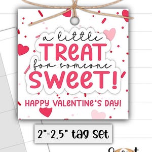 Printable Valentine's Day Cookie Tag - Valentine's Day Class Tags ...