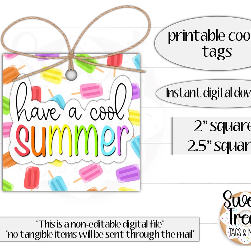 Popsicle Gift Tag - 60+ Gift Ideas for 2025