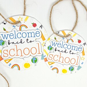 Printable Back to School Cookie Tag Set - Round Cookie Tags 2" - 2.5 ...