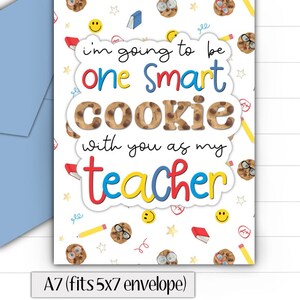 Printable Welcome Back to School Greeting Card -5x7"- Blank Smart ...