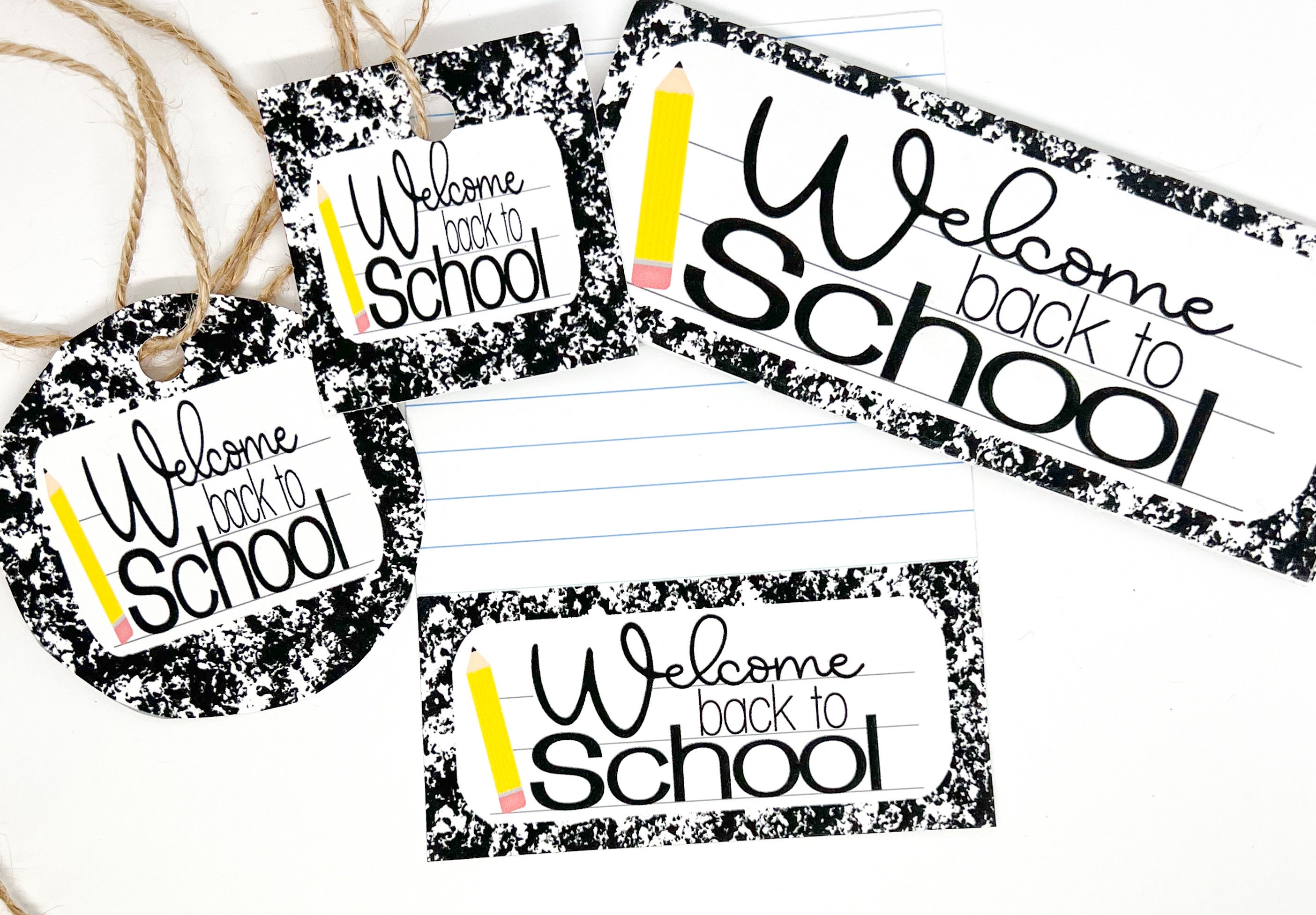 Printable Back to School Cookie Topper Set - 3x4", 4x4", 5x4"- Welcome ...