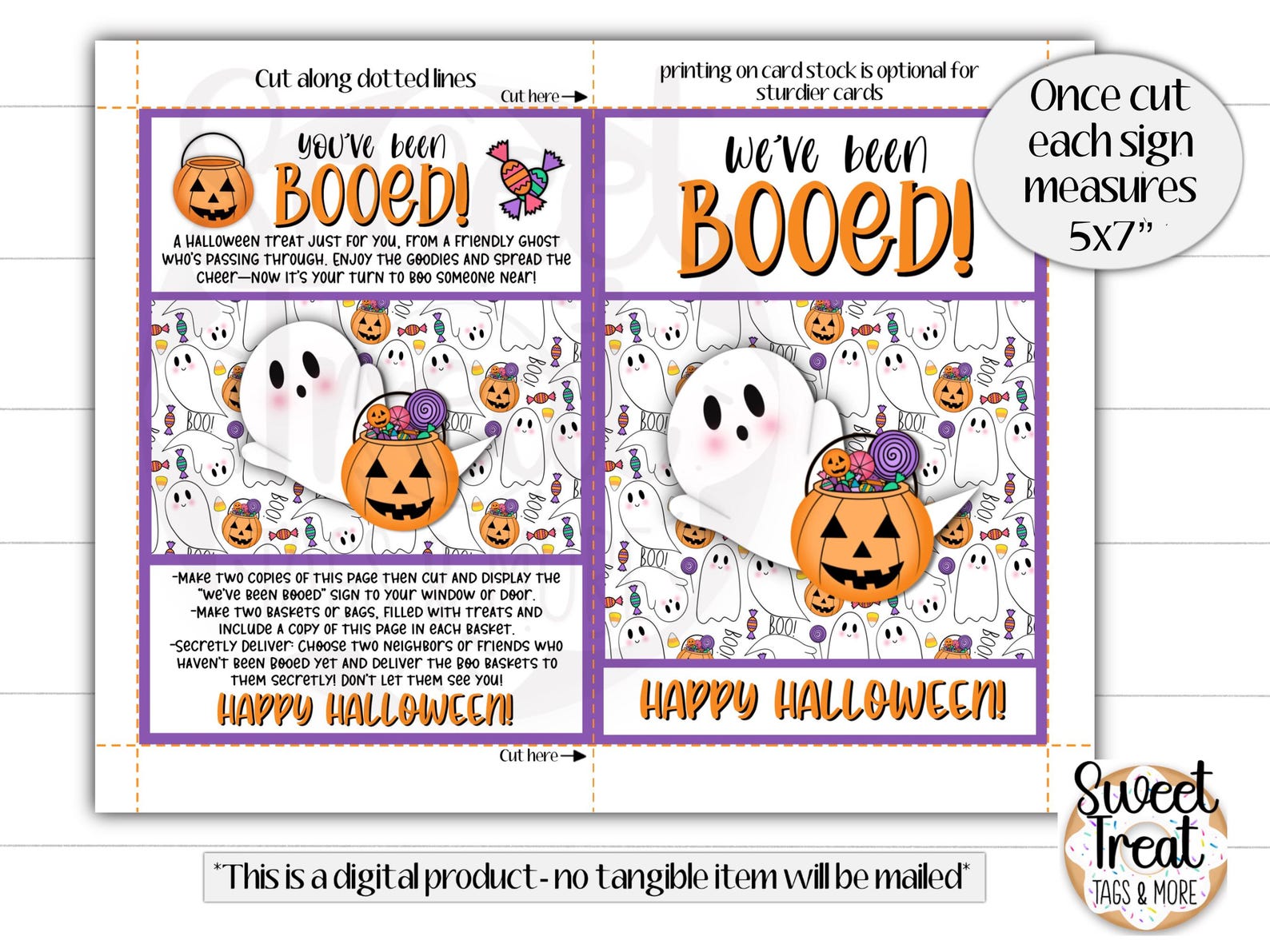 Printable You've Been Booed Game - You've Been Booed Halloween Game ...