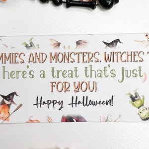 Printable Halloween Cookie Toppers - Halloween Favors - Halloween Bag ...