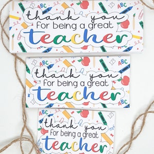 Printable Teacher Appreciation Cookie Toppers - Teacher Bag Toppers ...