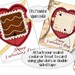 Printable Valentines Day Cookie Card - Happy Valentine's Day - 3.5x5 ...
