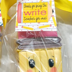 Printable Teacher Appreciation Gift Tag - Thank You for Being the Write ...