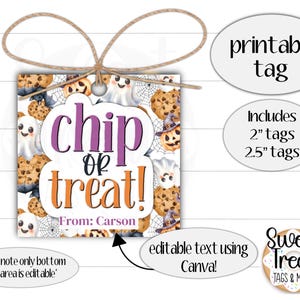 Editable Halloween Tag halloween Favor Tags Halloween Tag Halloween ...