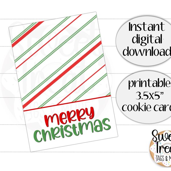 Christmas Cookie Card - Etsy