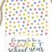 Printable Back to School Cookie Card -3.5x5"- It’s Going to Be a Sweet ...