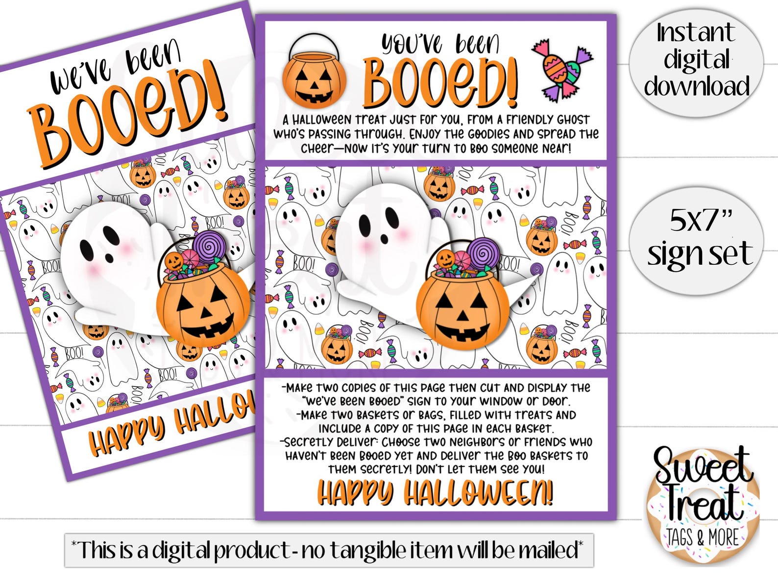 Printable You've Been Booed Game - You've Been Booed Halloween Game ...