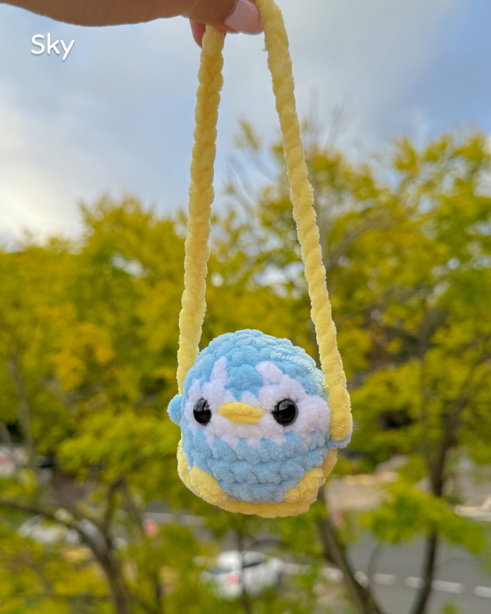 Crochet Penguin SWING, Car Hanger, Mirror Accessory - Etsy