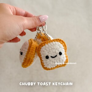 Crochet Bread Toast, Chubby Bread, Keychain, Toastie, Bread - Etsy