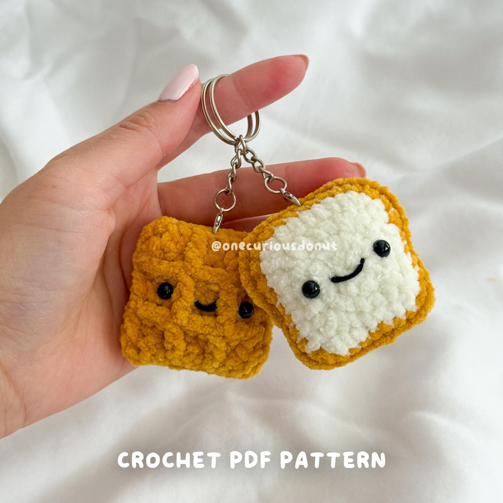 5 in 1 Mini Bakers SET, Crochet Pattern, PDF, Crochet Bread, Pancake ...