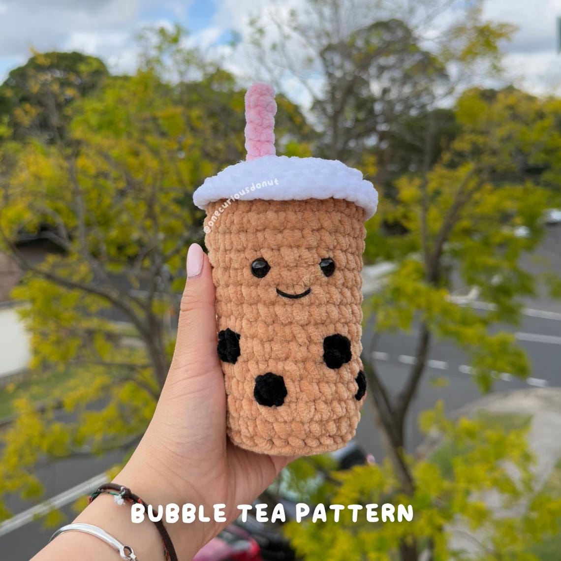 Bubble Tea Crochet Pattern, PDF, Boba Tea, Amigurumi, Milk Tea - Etsy