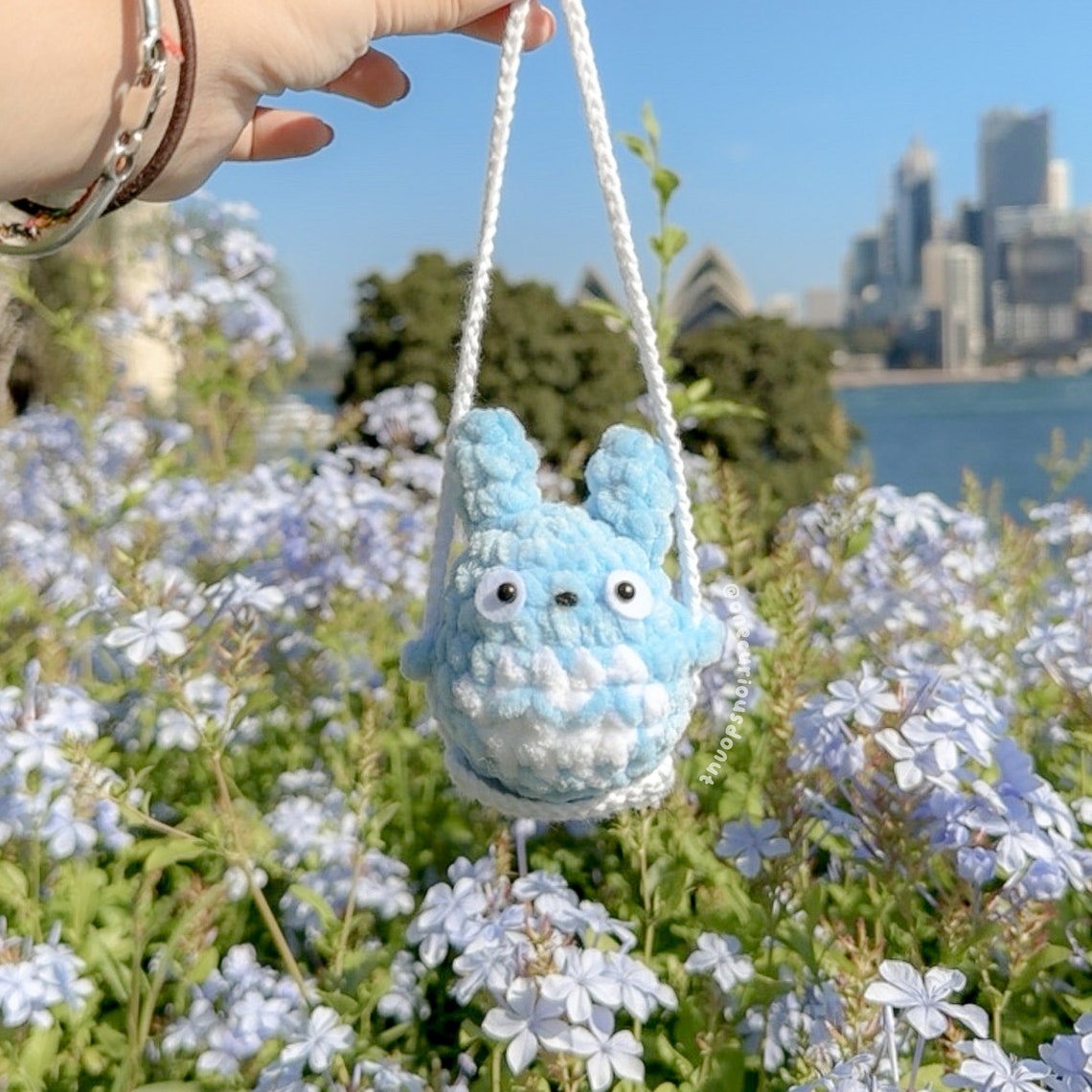 2 in 1 PDF Totoro Swing Crochet Pattern, Ghibli Car Hanger, Single ...