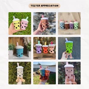 Bubble Tea Crochet Pattern, PDF, Boba Tea, Amigurumi, Milk Tea - Etsy