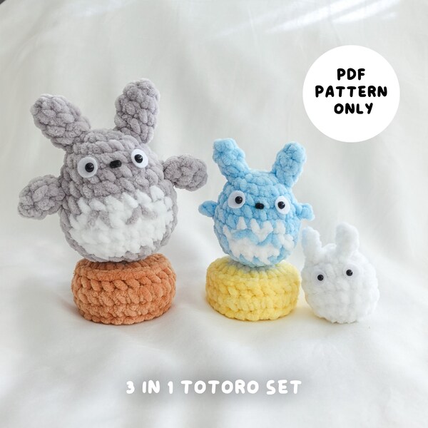 Chu Totoro - Etsy