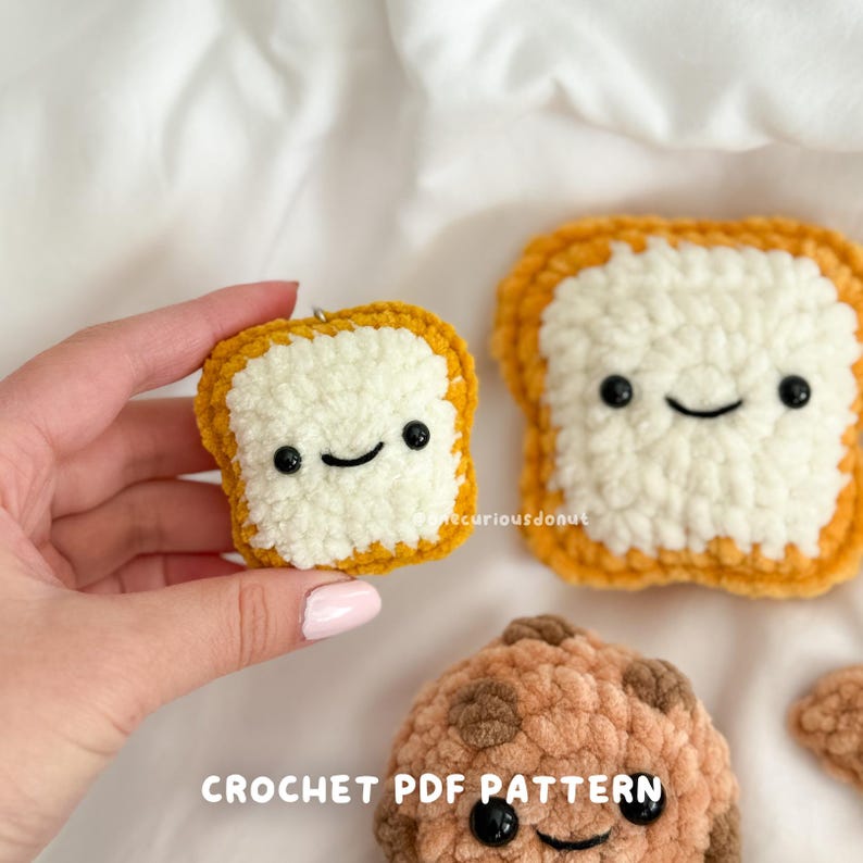 5 in 1 Mini Bakers SET, Crochet Pattern, PDF, Crochet Bread, Pancake ...
