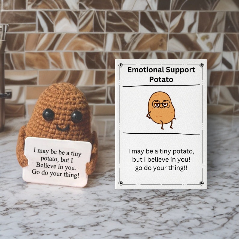 Handmade Crochet Pineapple Plush - Motivational Gift With Uplifting ...