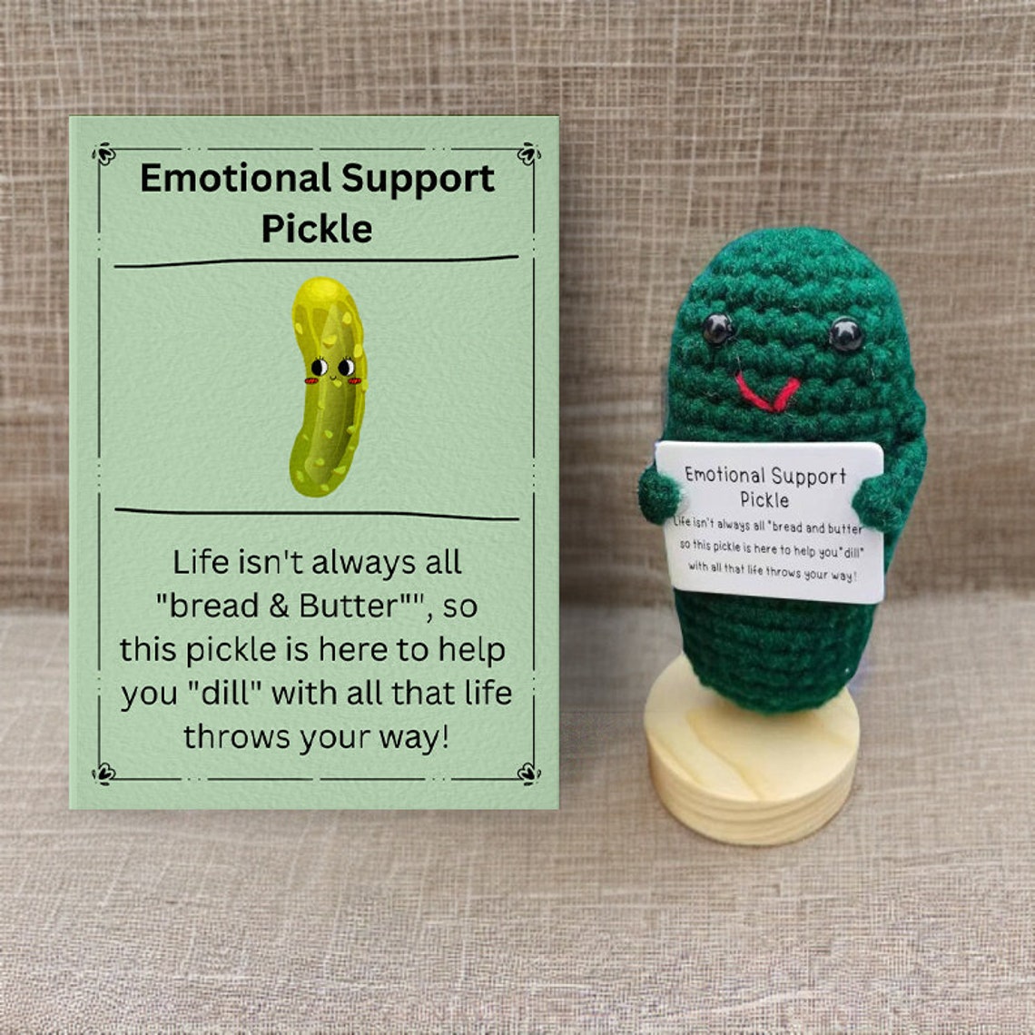 Crochet Confidence Corn Plush - Uplifting Gift With Affirmation Card ...
