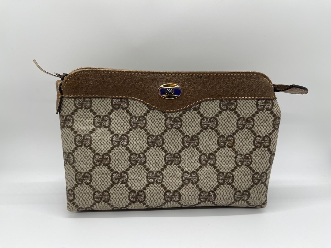 Vintage 1989 GUCCI Accessory Collection Pouch in Excellent Condition ...